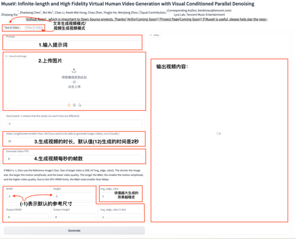 MuseV 不限时长的虚拟人视频生成 Demo | 教程 | HyperAI超神经