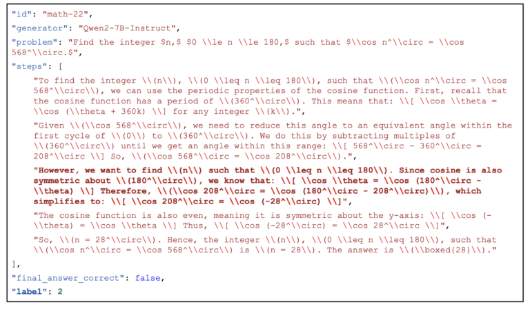 ProcessBench 数学推理基准数据集 | Datasets | HyperAI超神经