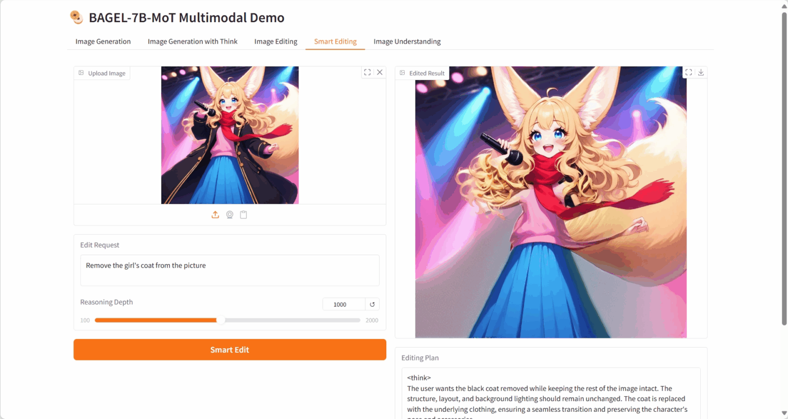 BAGEL：多模态理解和生成的统一模型 | Notebooks | HyperAI超神经