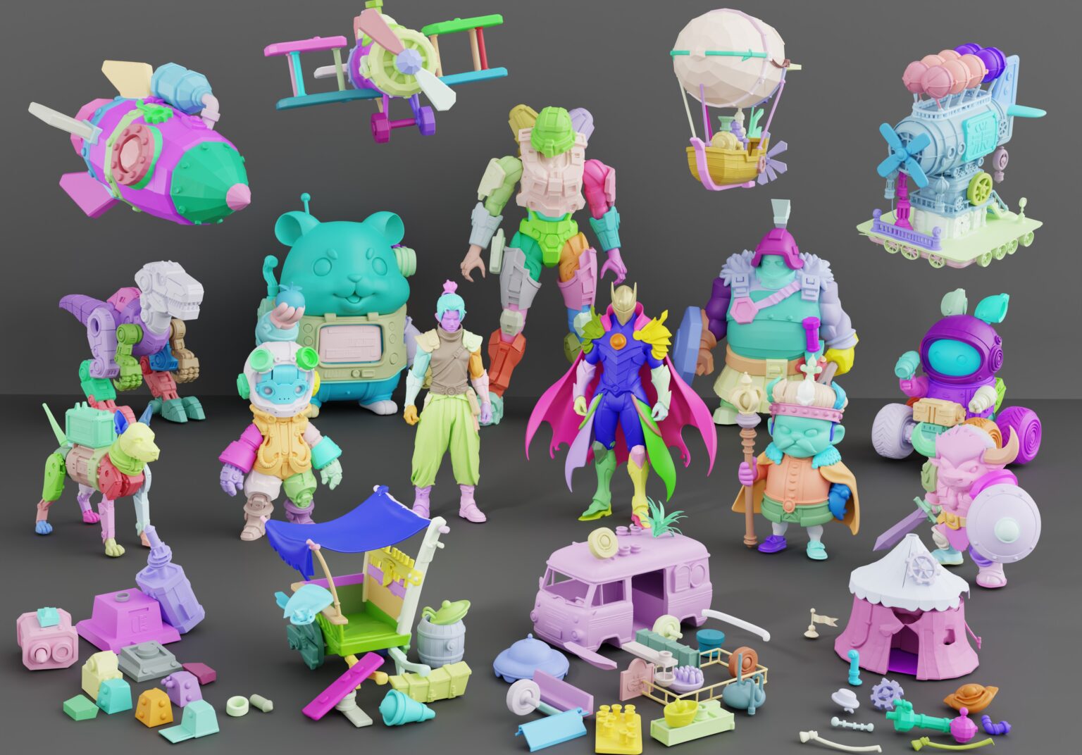 Hunyuan3D-Part：组件式 3D 生成模型 | Notebooks | HyperAI超神经