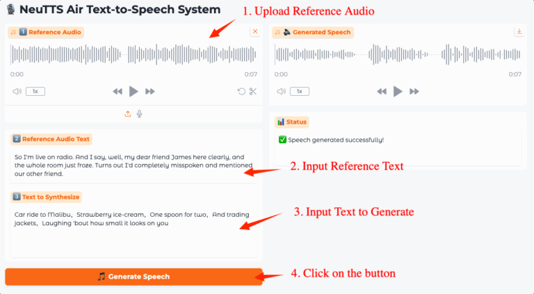 CPU 部署 NeuTTS-Air 语音克隆模型 | Notebooks | HyperAI超神经