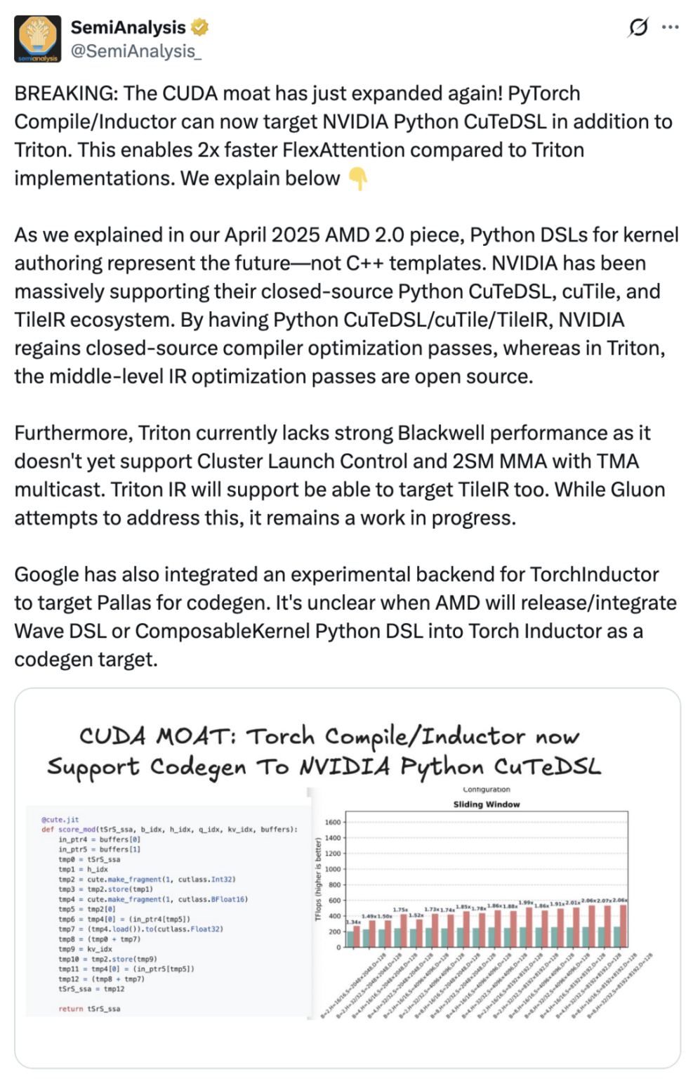 CUDA 初始团队成员锐评 cuTile「专打」Triton，Tile 范式能否重塑 GPU 编程生态竞争格局 | 资讯 | HyperAI超神经